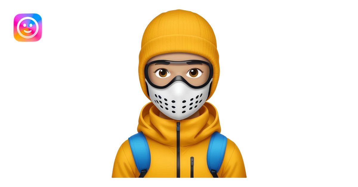 Person with Nike ski mask on emoji | AI Emoji Generator