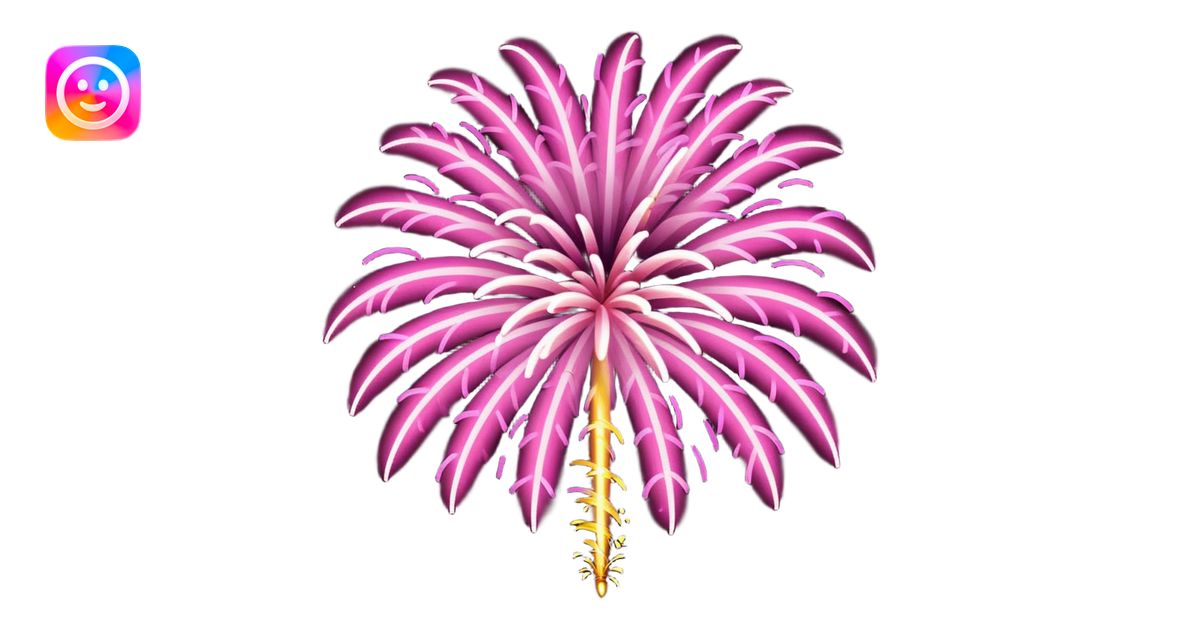 firework pink emoji | AI Emoji Generator