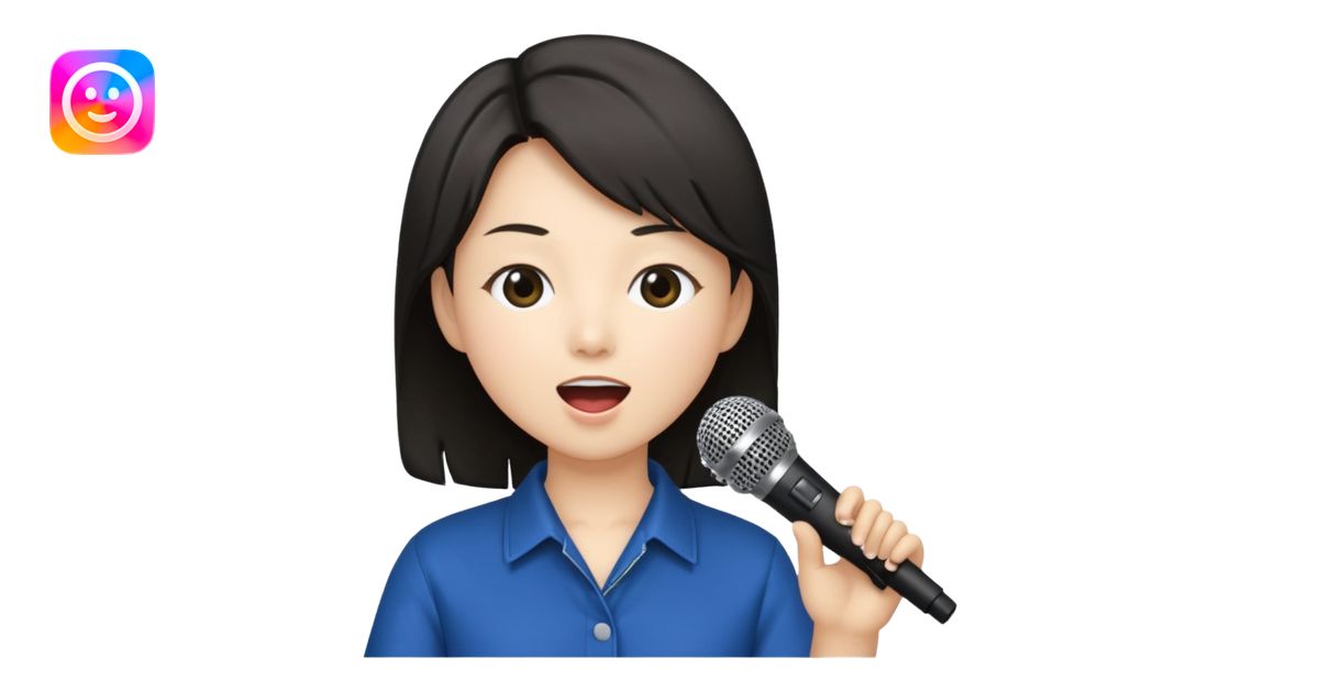 miki matsubara stay with me microphon emoji emoji | AI Emoji Generator