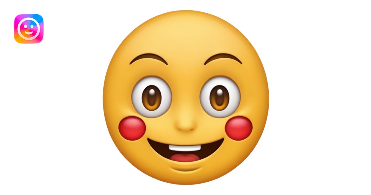make a devious emoji where the emojis face is a devious smile but no ...