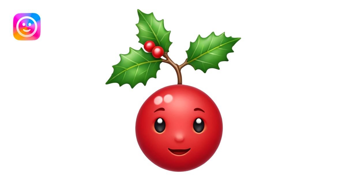 Holly berry emoji | AI Emoji Generator