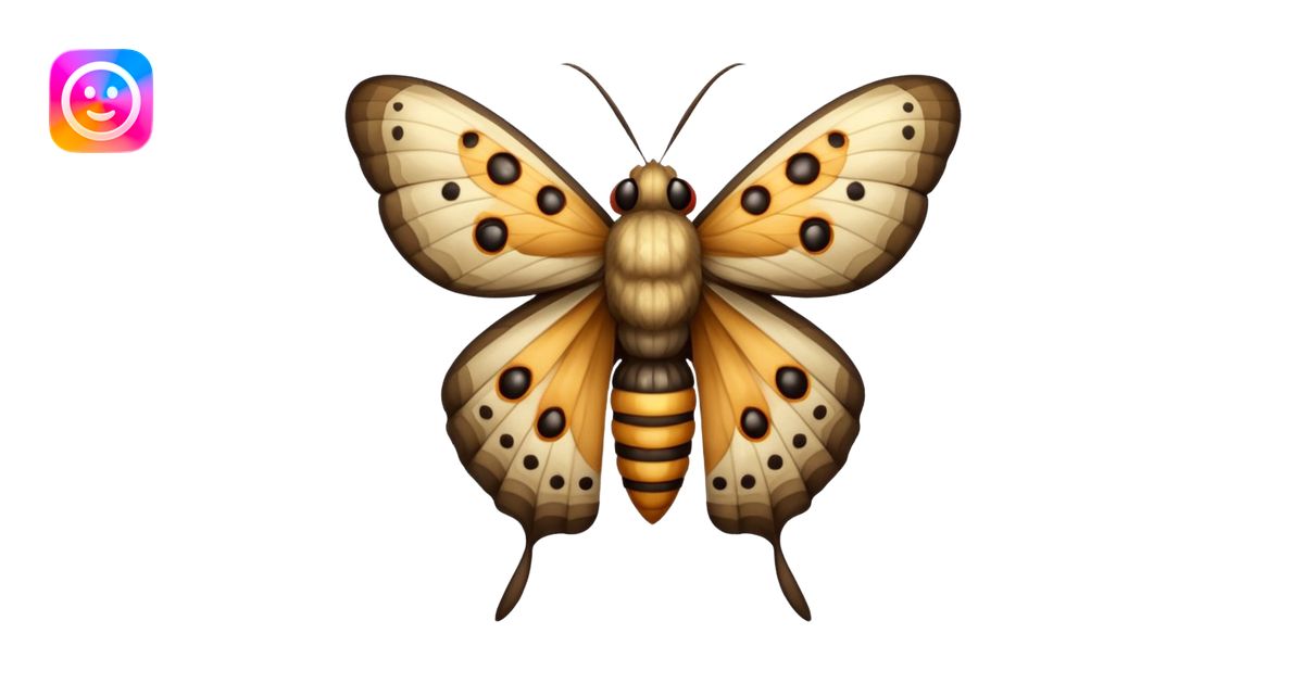 Moth emoji like for twitch emoji | AI Emoji Generator