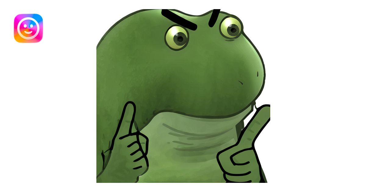 Crying emoji with middle finger meme | AI Emoji Generator