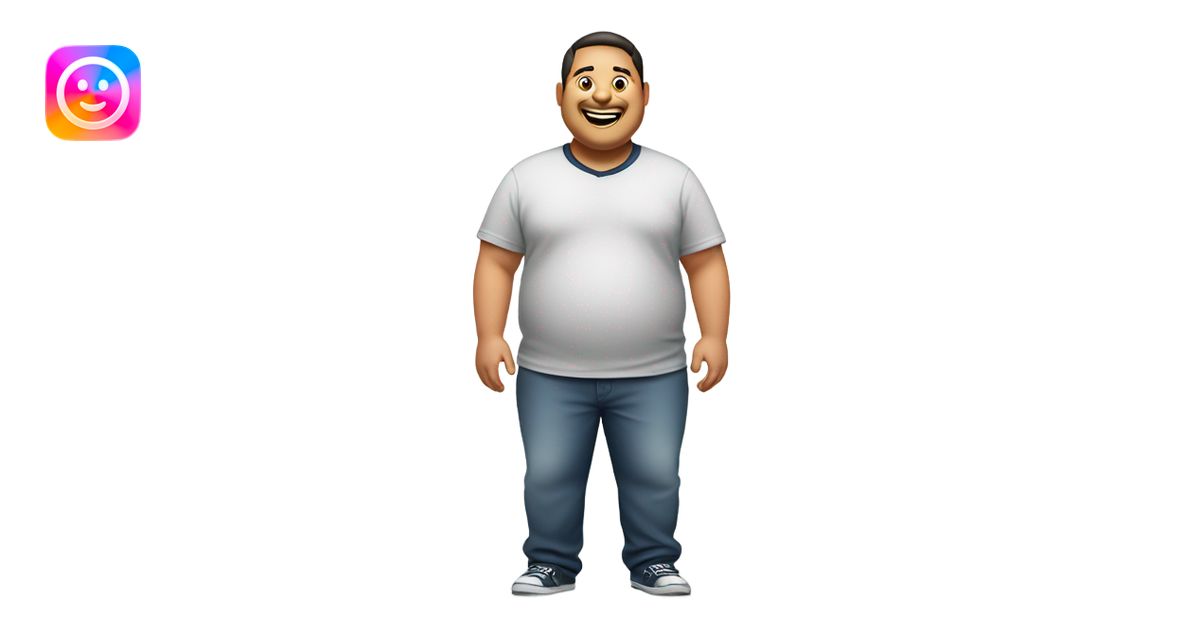 fat guy emoji | AI Emoji Generator