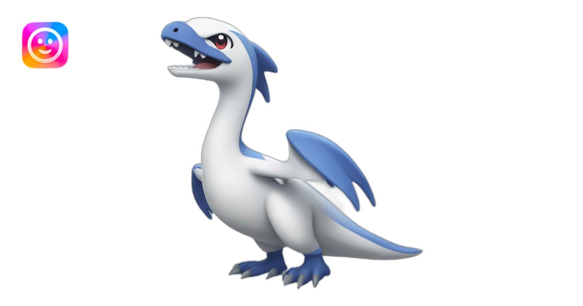 Lugia emoji | AI Emoji Generator