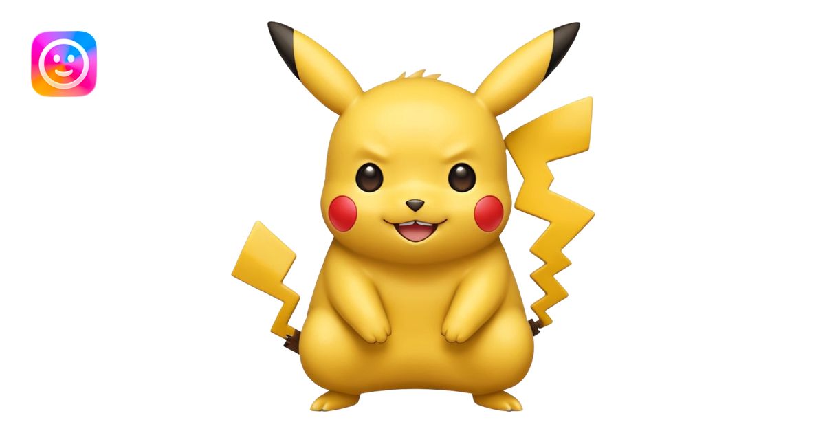 Pickachu emoji | AI Emoji Generator