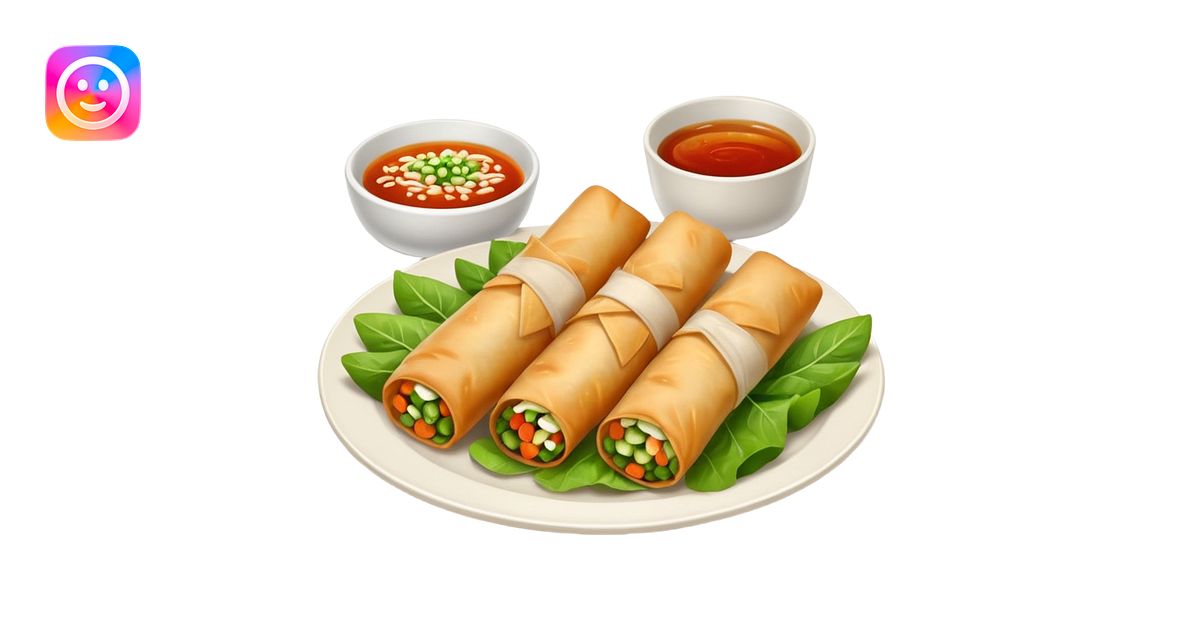 spring rolls emoji | AI Emoji Generator