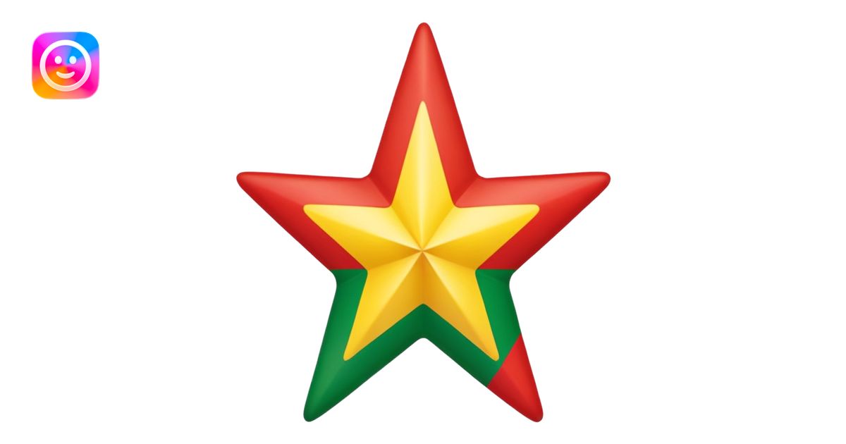 A five star verticy with the colours of this flag 🇸🇨 emoji | AI Emoji ...