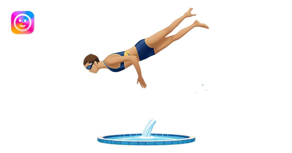 An icon featuring an athlete performing a graceful somersault mid-air ...