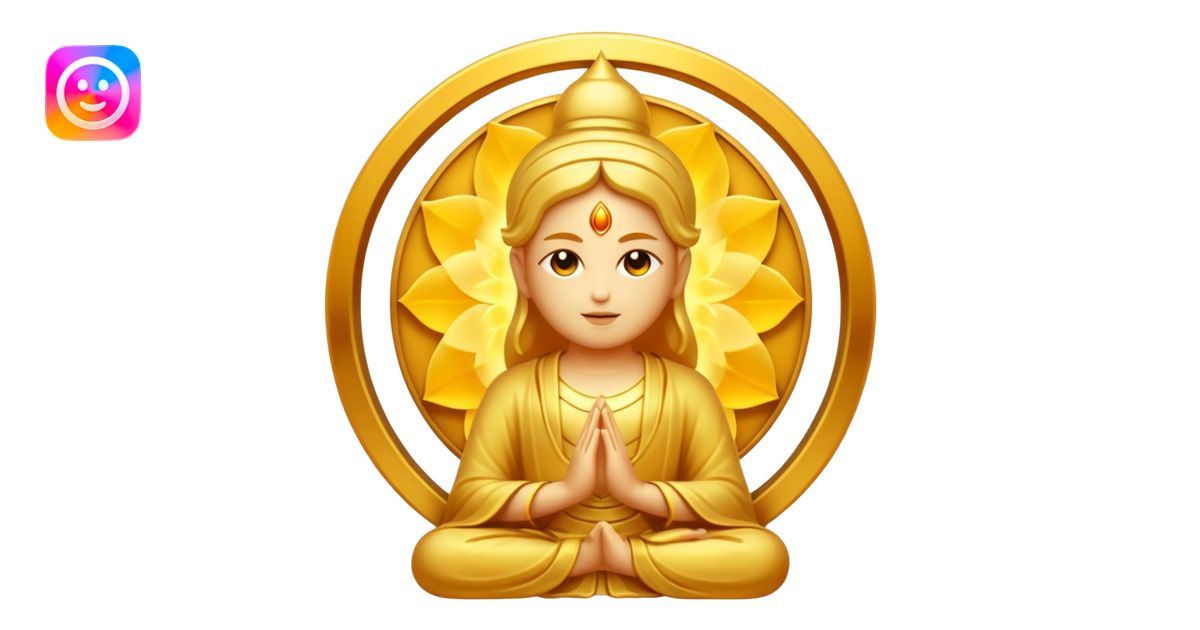 create an emoji A divine abstract force creating humans through karma ...