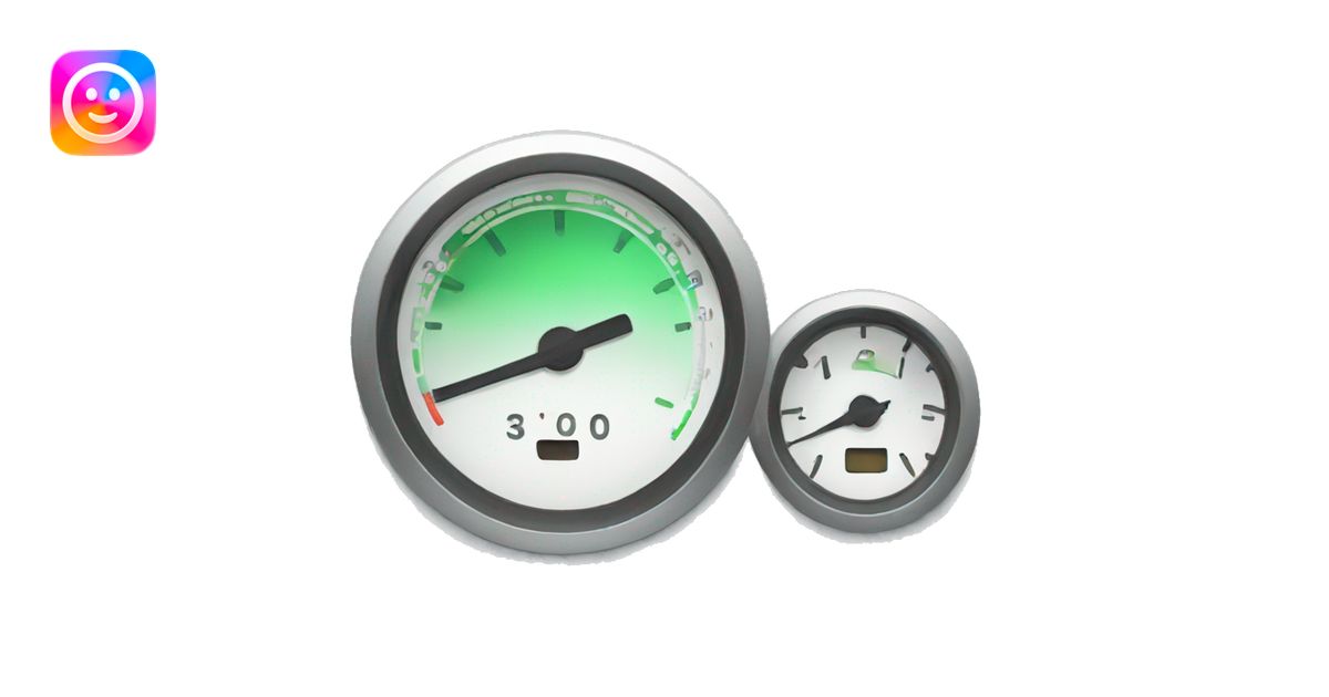 Speed dashboard emoji | AI Emoji Generator