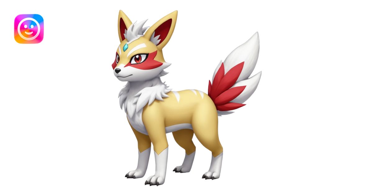 WereGarurumon-Meloetta-Renamon-Zangoose-fusion-hybrid-creature (full ...