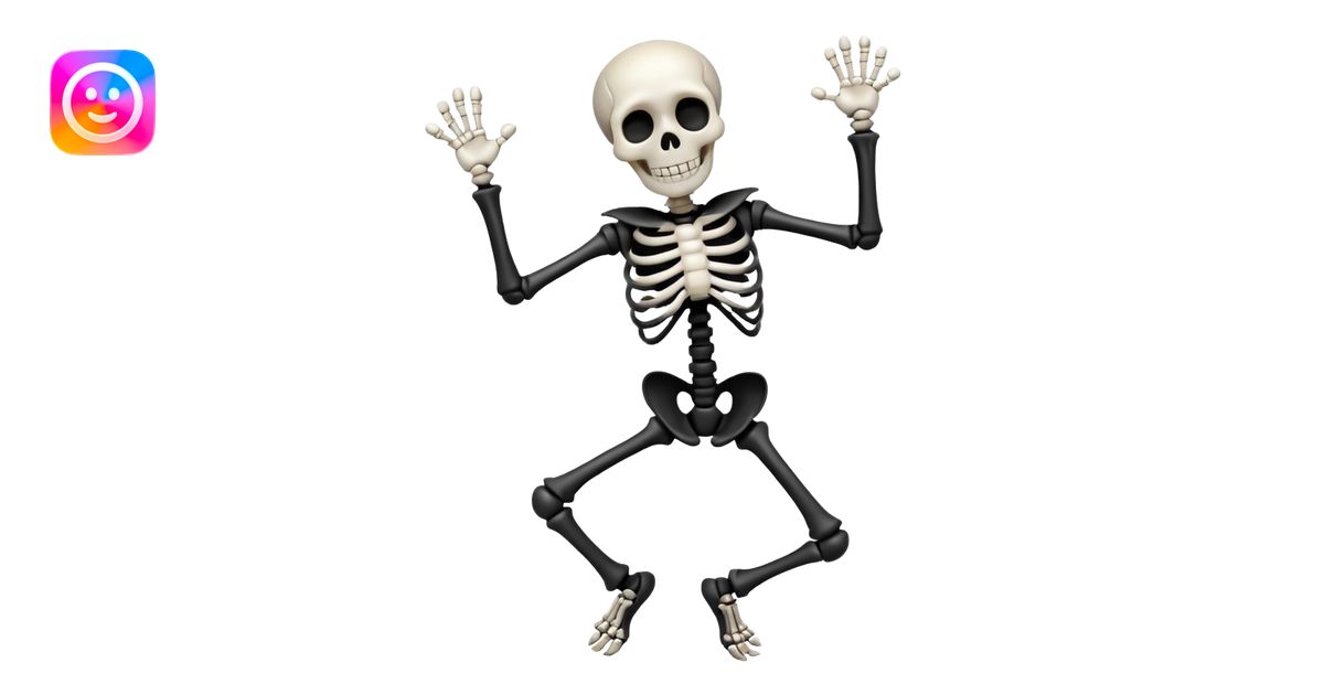 Dancing skeleton emoji | AI Emoji Generator
