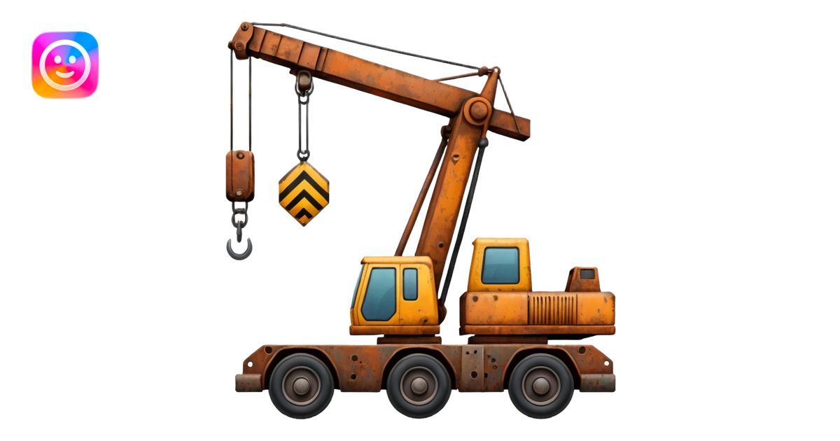 crane barré emoji | AI Emoji Generator