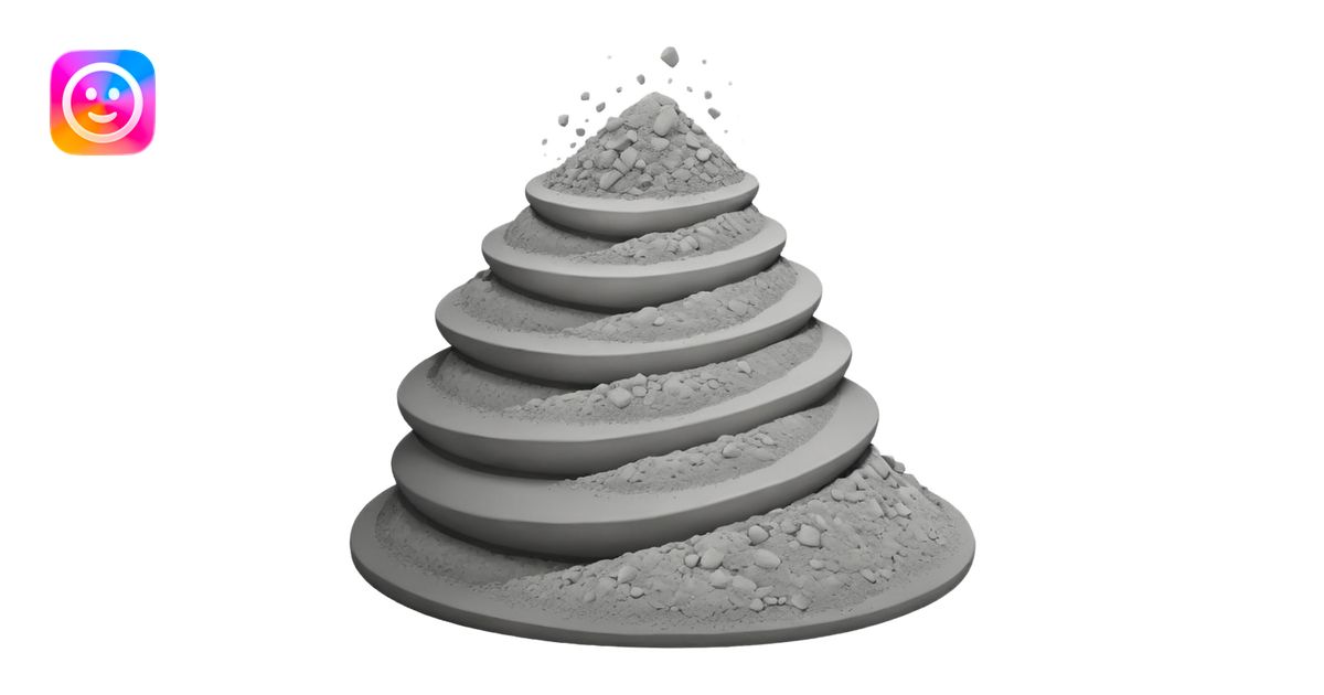 cement powder emoji | AI Emoji Generator