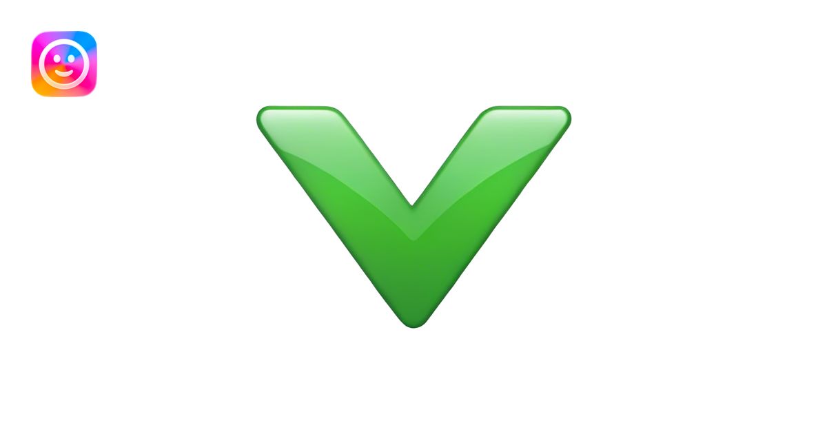 green check emoji | AI Emoji Generator