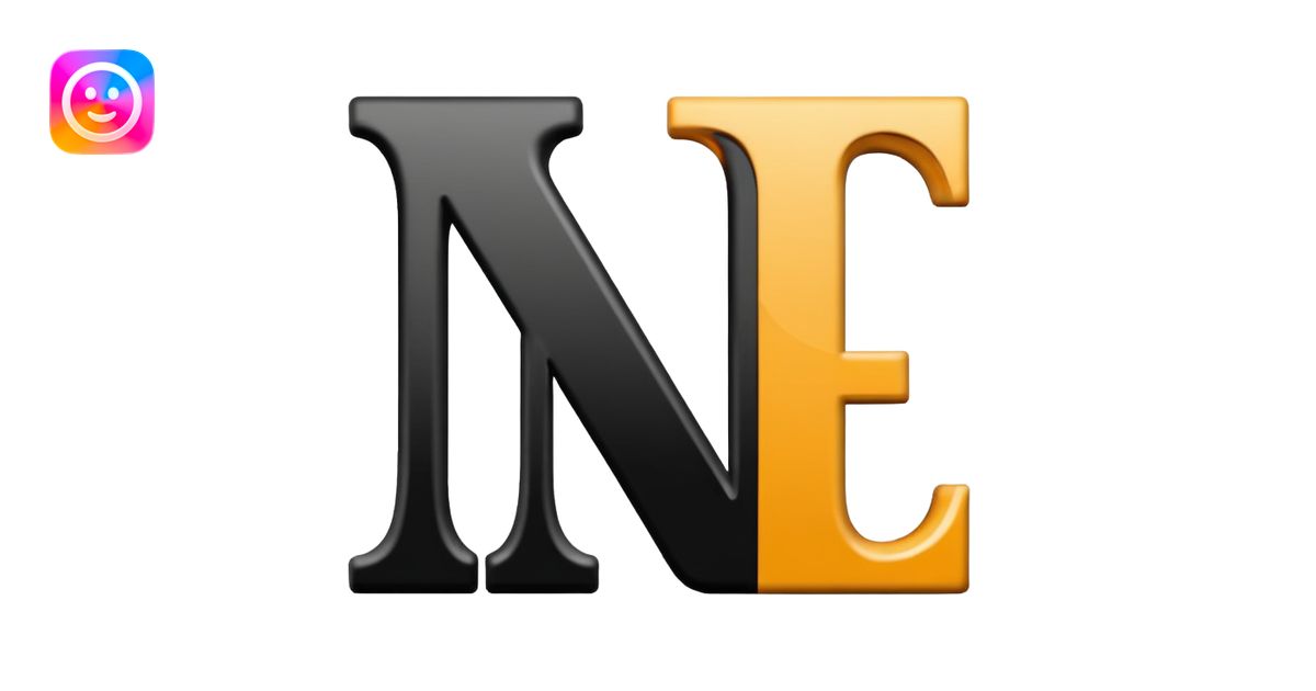 Letters PNP in a classy modern font emoji | AI Emoji Generator