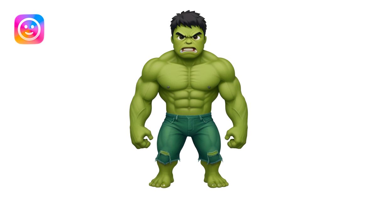Emoji do hulck emoji | AI Emoji Generator