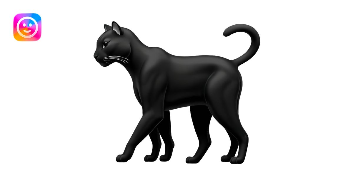 Puma brand logo as an emoji emoji | AI Emoji Generator