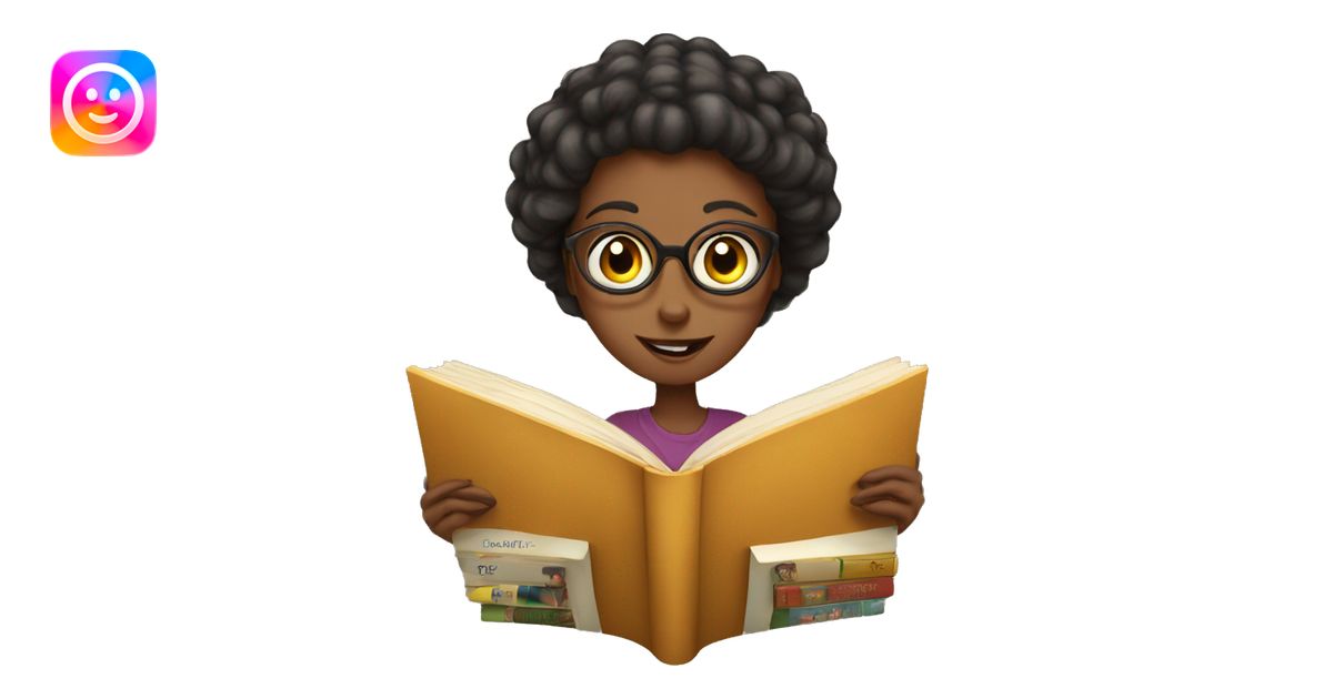read a book with woma emoji | AI Emoji Generator