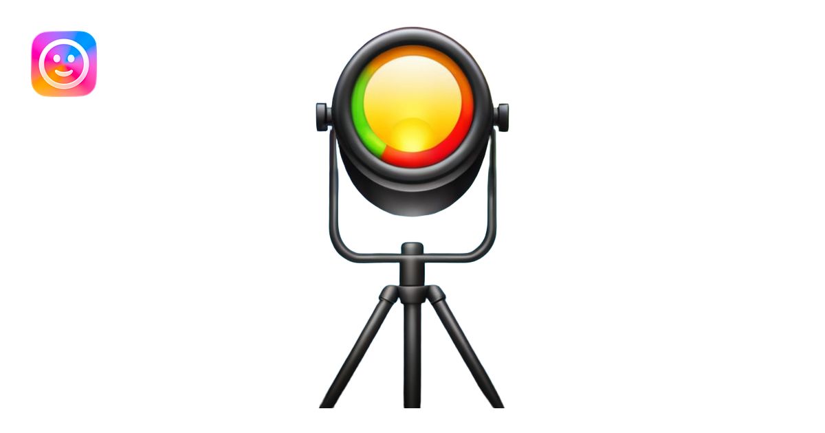 colorfull Stage light emoji | AI Emoji Generator