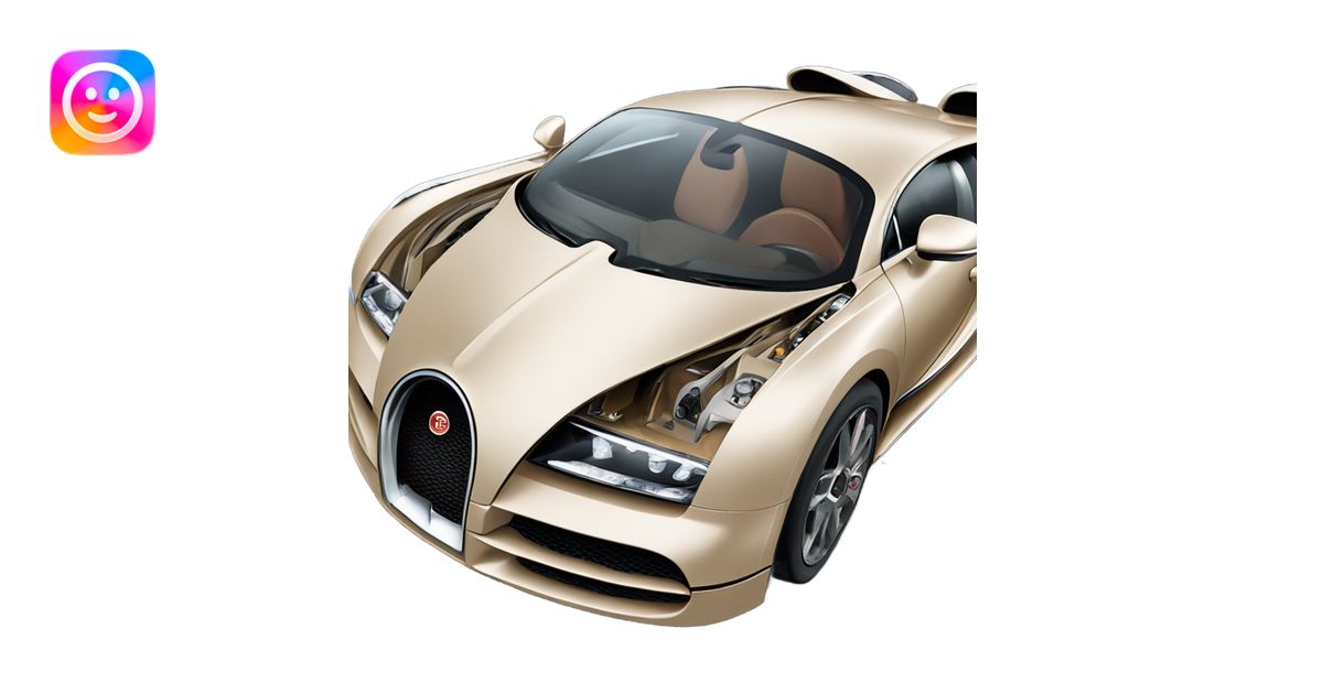 Bugatti tourbillon car emoji | AI Emoji Generator