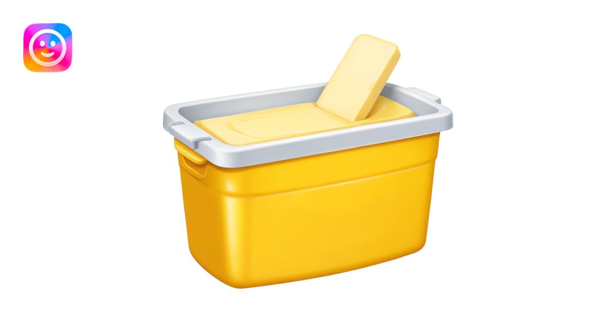 A butter tub emoji | AI Emoji Generator