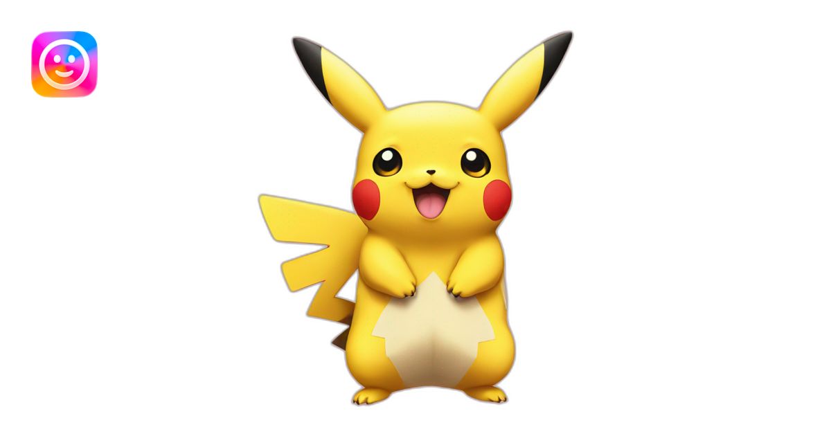 pikachu coeur emoji | AI Emoji Generator
