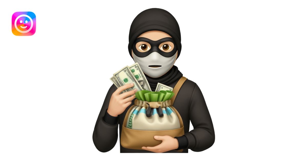 Robber emoji | AI Emoji Generator