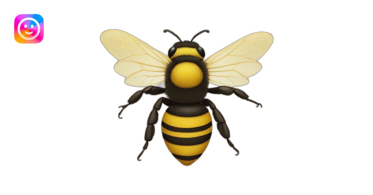 Bee in emoji | AI Emoji Generator
