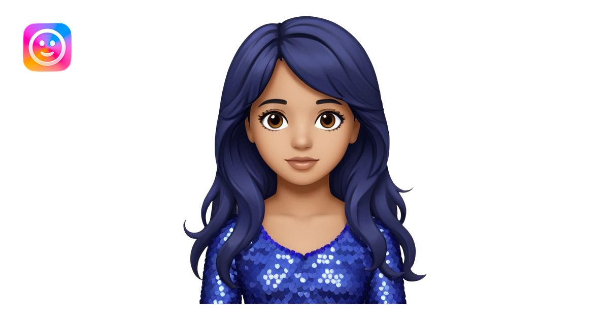 Camila Cabello from Fifth Harmony with long dark brown hair, periwinkle ...