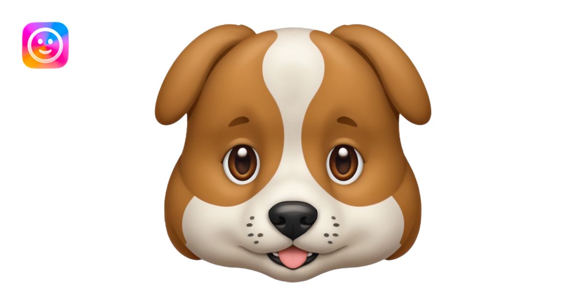 Roblox dandy’s world pebble A dog 4 leg emoji | AI Emoji Generator