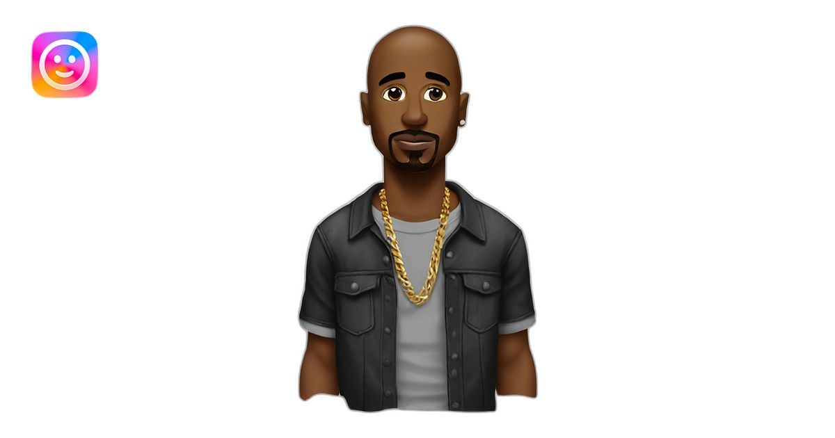 Tupac emoji | AI Emoji Generator