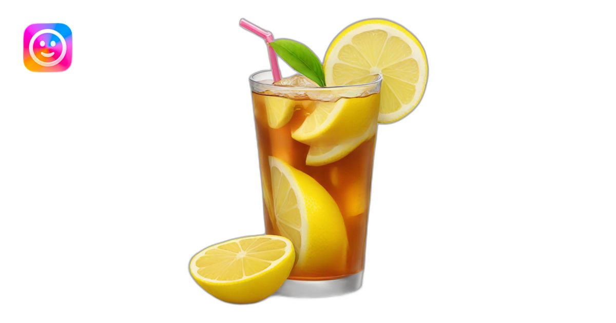 Lemon iced tea emoji | AI Emoji Generator