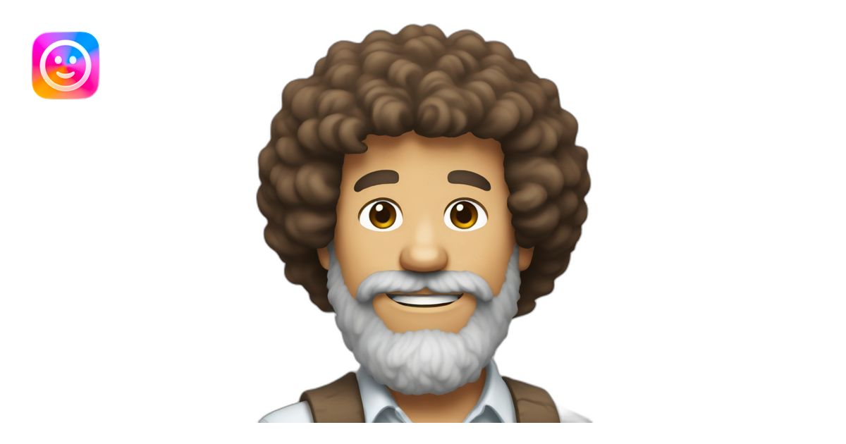 Bob ross emoji | AI Emoji Generator