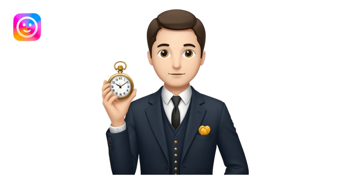 Man Old money very style face emoji | AI Emoji Generator