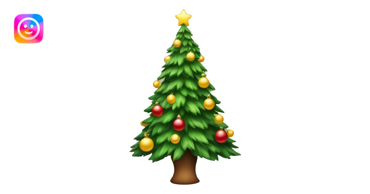 Christmas tree emoji | AI Emoji Generator