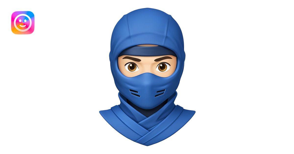 blue ninja emoji | AI Emoji Generator