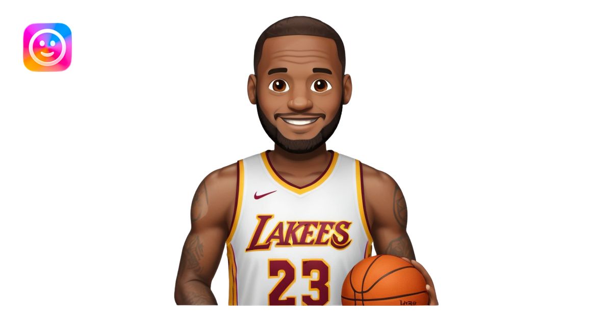 Lebron James smiling emoji | AI Emoji Generator