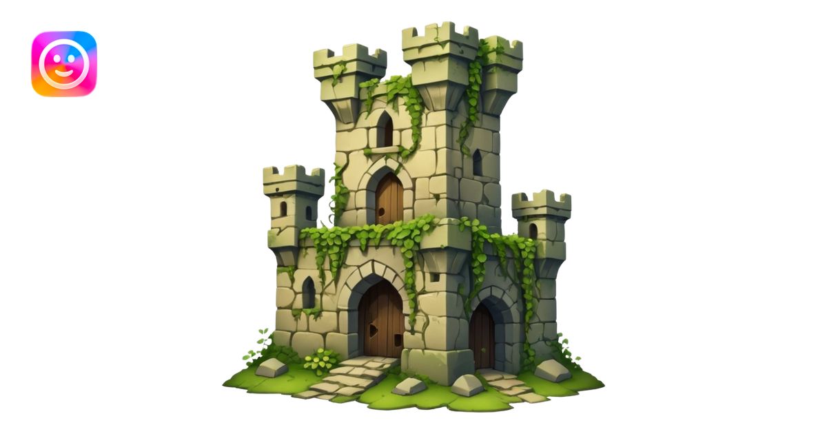 ruined castle emoji | AI Emoji Generator