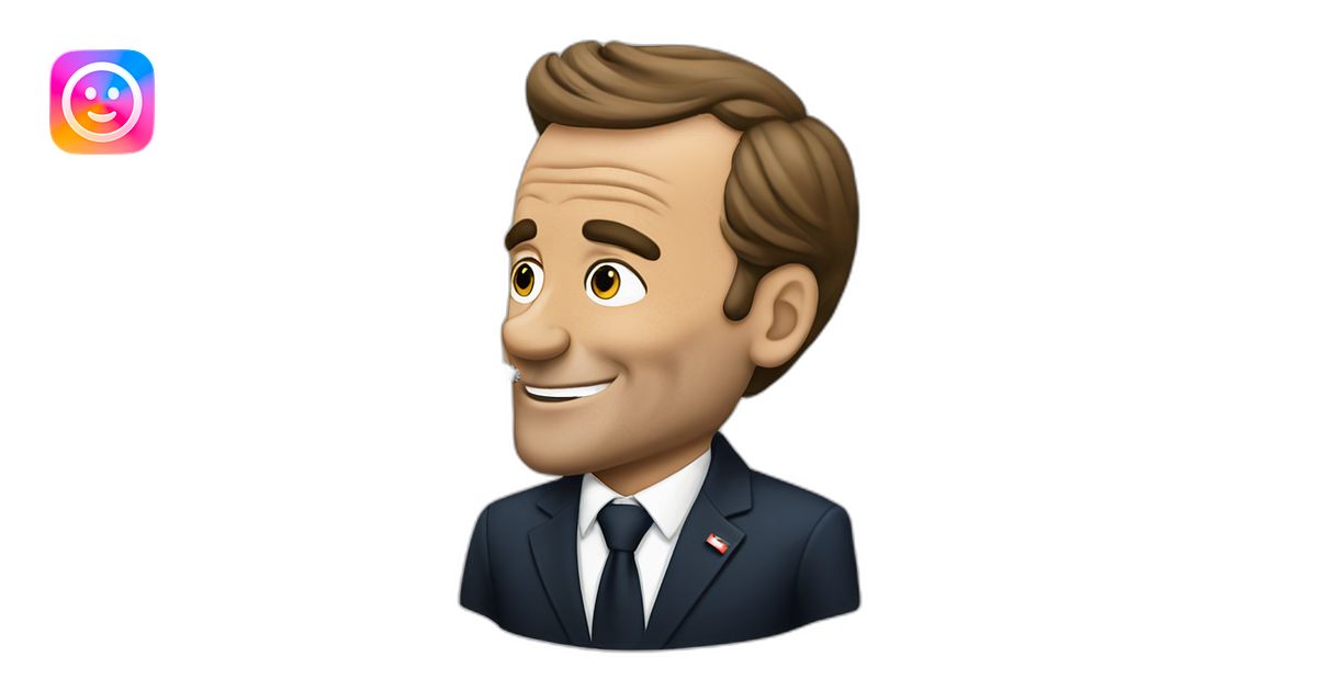 president macron smoke a spliff emoji | AI Emoji Generator