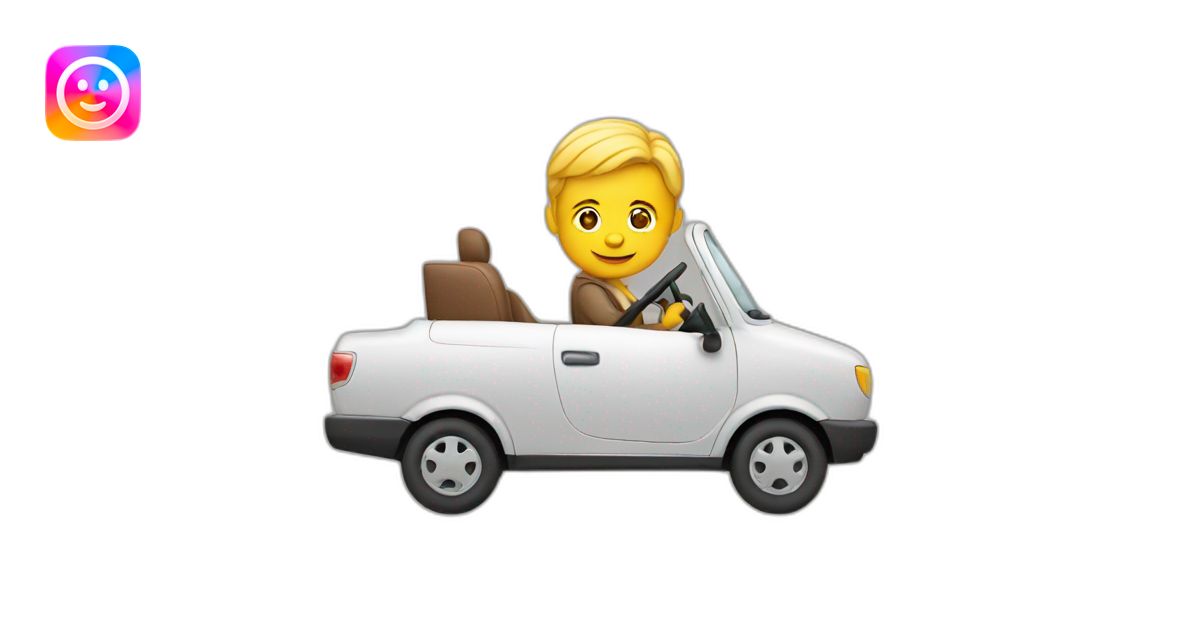 driving emoji | AI Emoji Generator