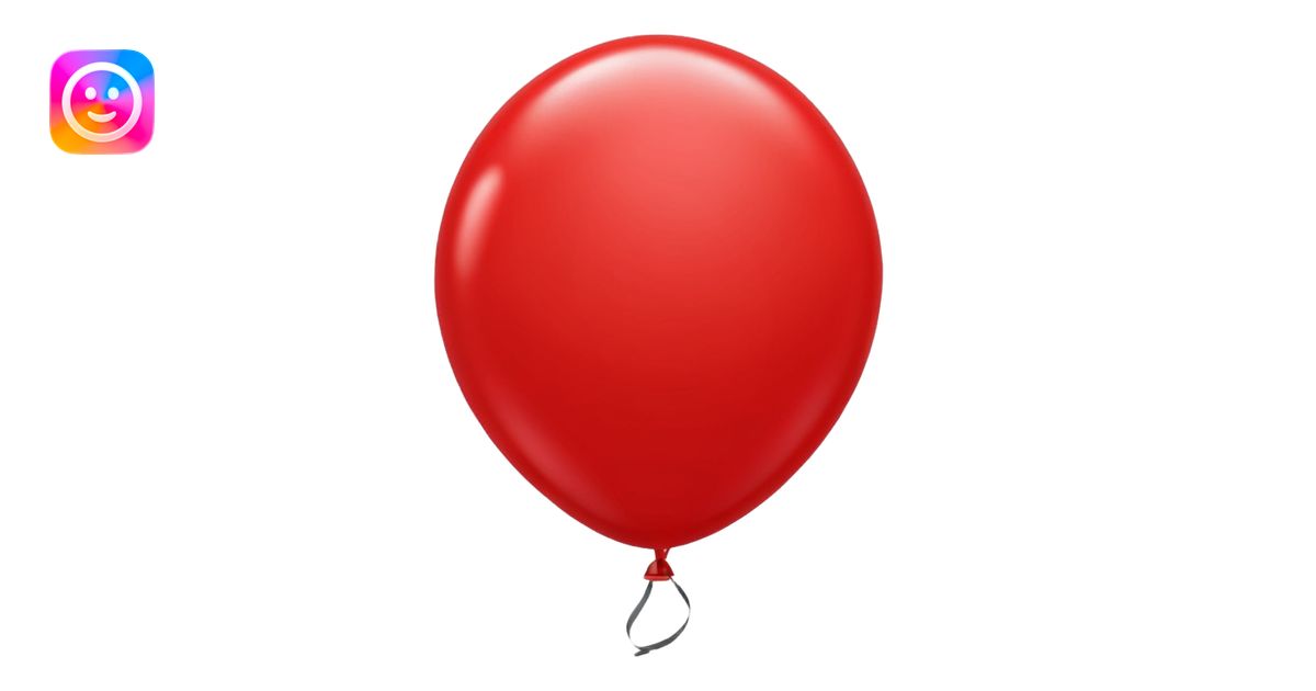 red balloon emoji | AI Emoji Generator