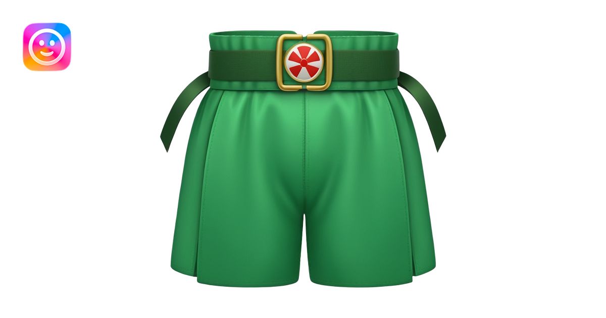 Green karate belt emoji | AI Emoji Generator