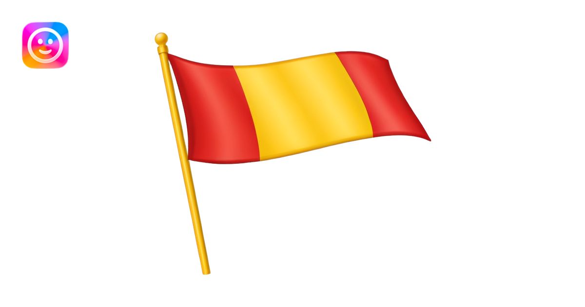 red and yellow color flag emoji | AI Emoji Generator