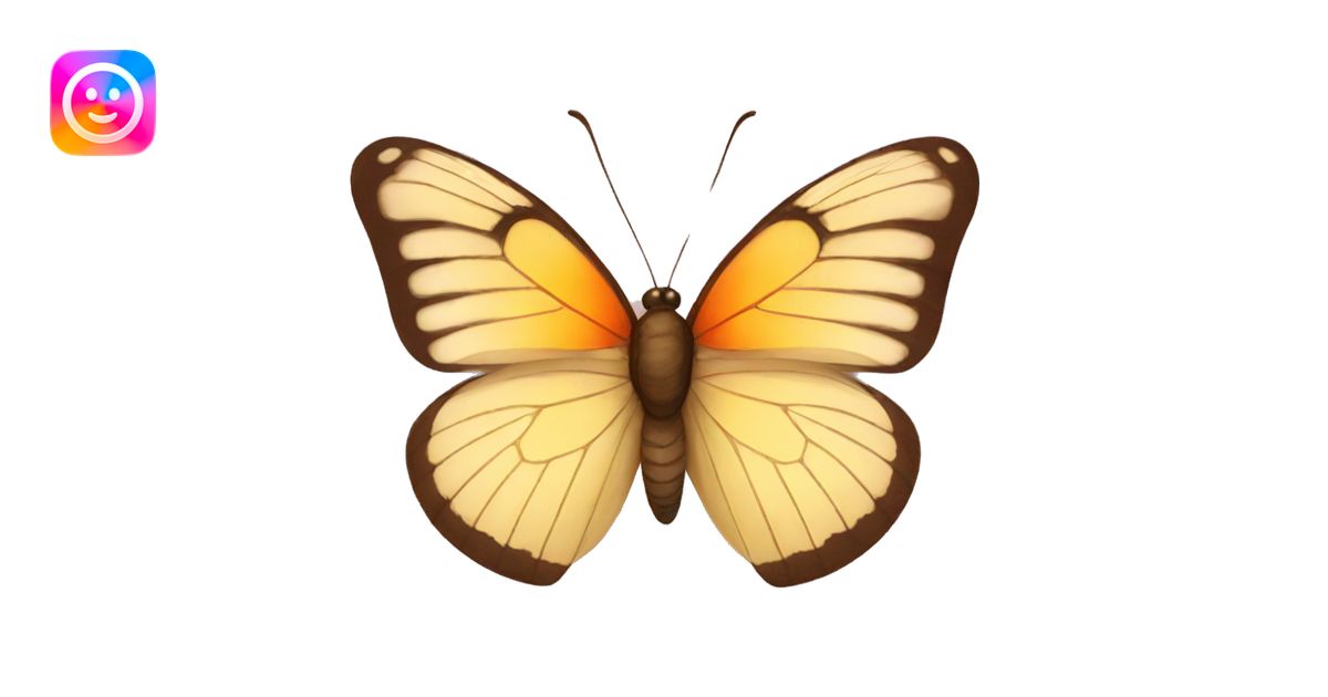 Butterfly emoji | AI Emoji Generator