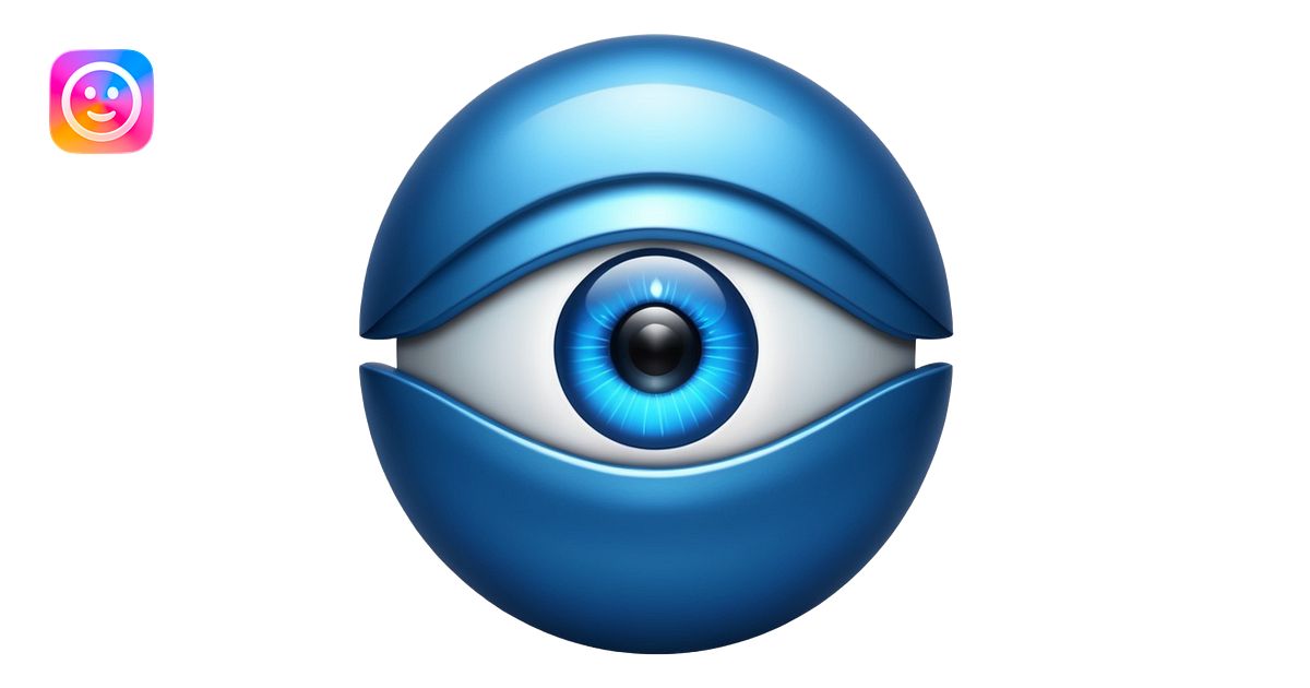 cyber eye emoji | AI Emoji Generator