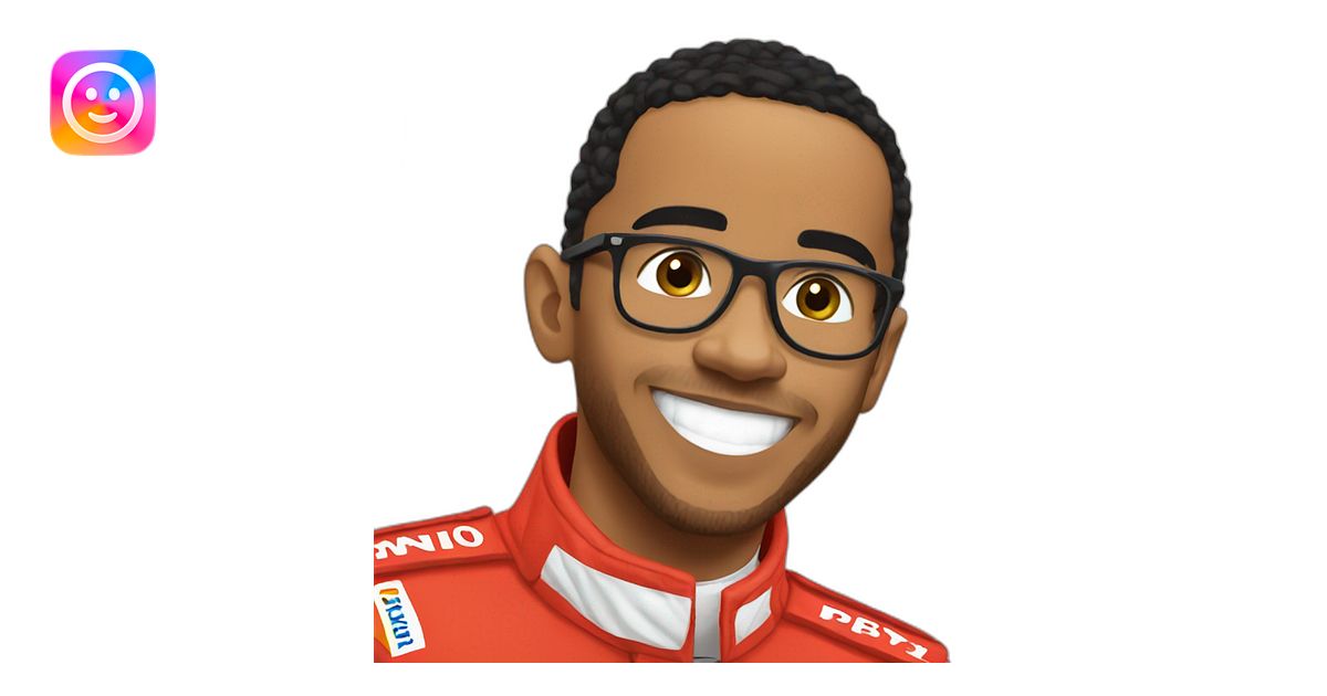 8 time world champion Lewis Hamilton emoji | AI Emoji Generator