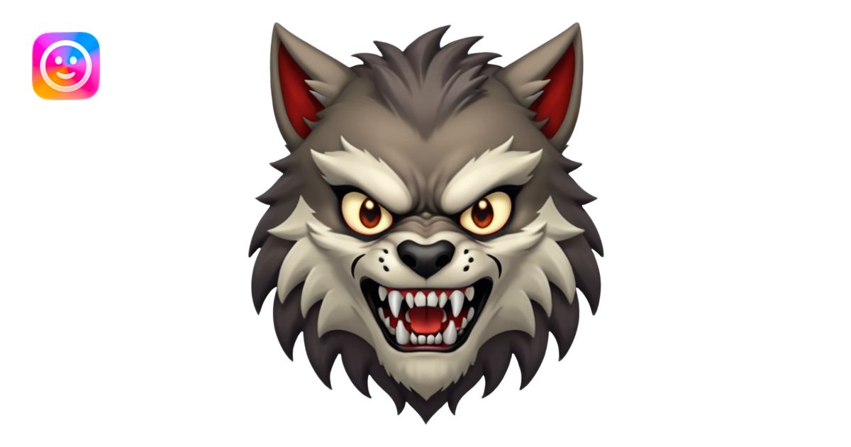 dnd 5e werewolf boss monster emoji | AI Emoji Generator