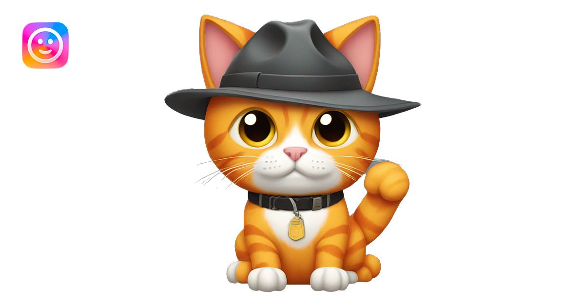 orange cat with gun emoji | AI Emoji Generator